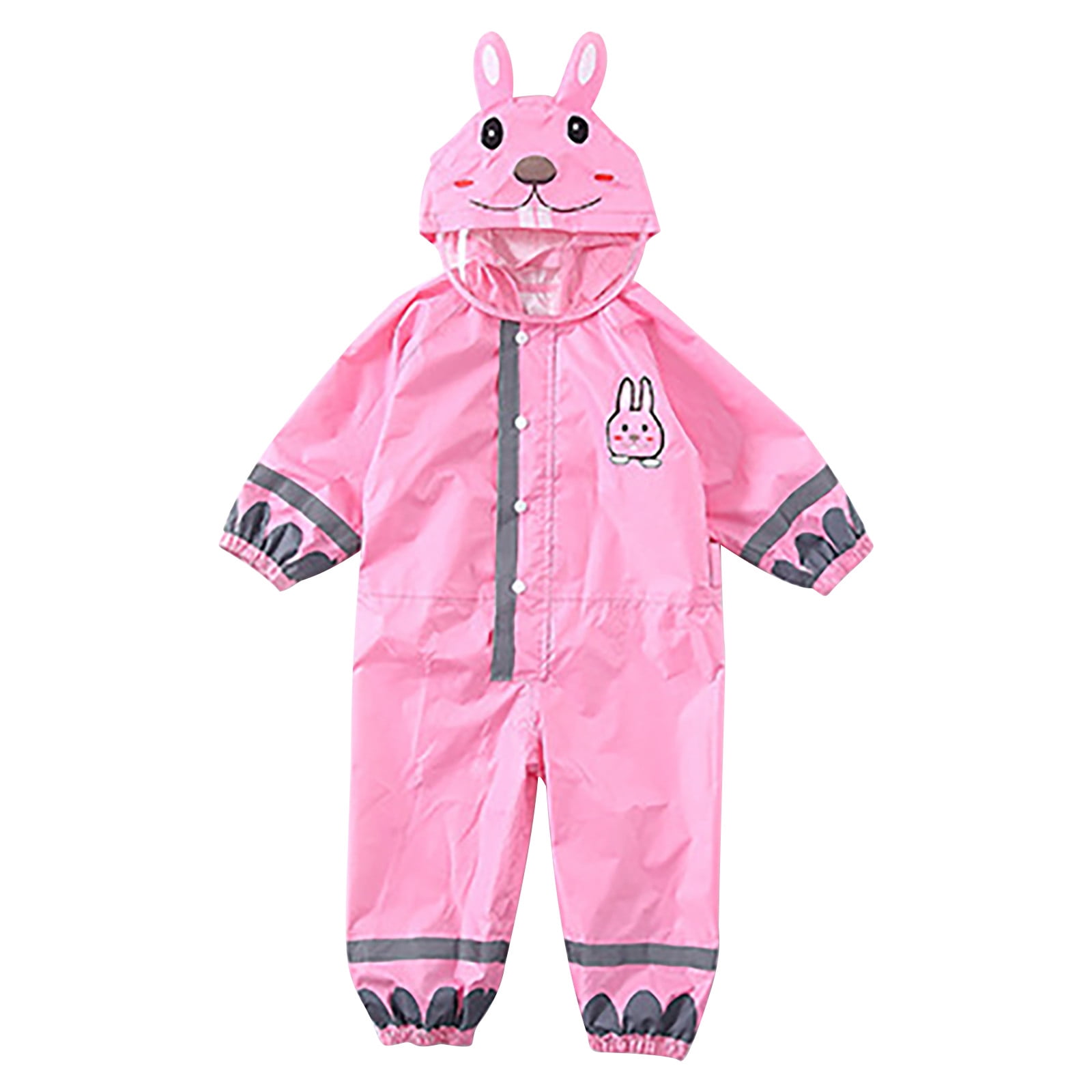 Girls Boys Raincoat Waterproof, Lightweight Cute Kids Toddler Boys Girls Rain Suit Waterproof ...