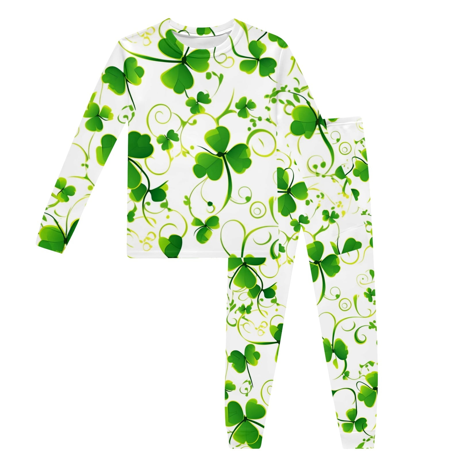 Girls Boys St. Patricks Day Pajama Sets 2 Pieces Pajama Set Lucky Irish ...