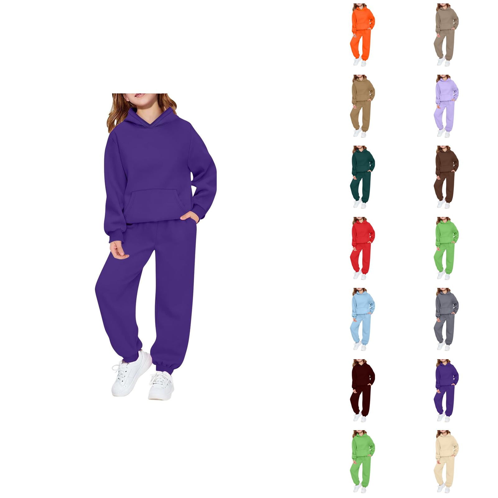 Girls Boys Track Suit 2026 Fall Winter Basic Sweatshirt Jogging ...
