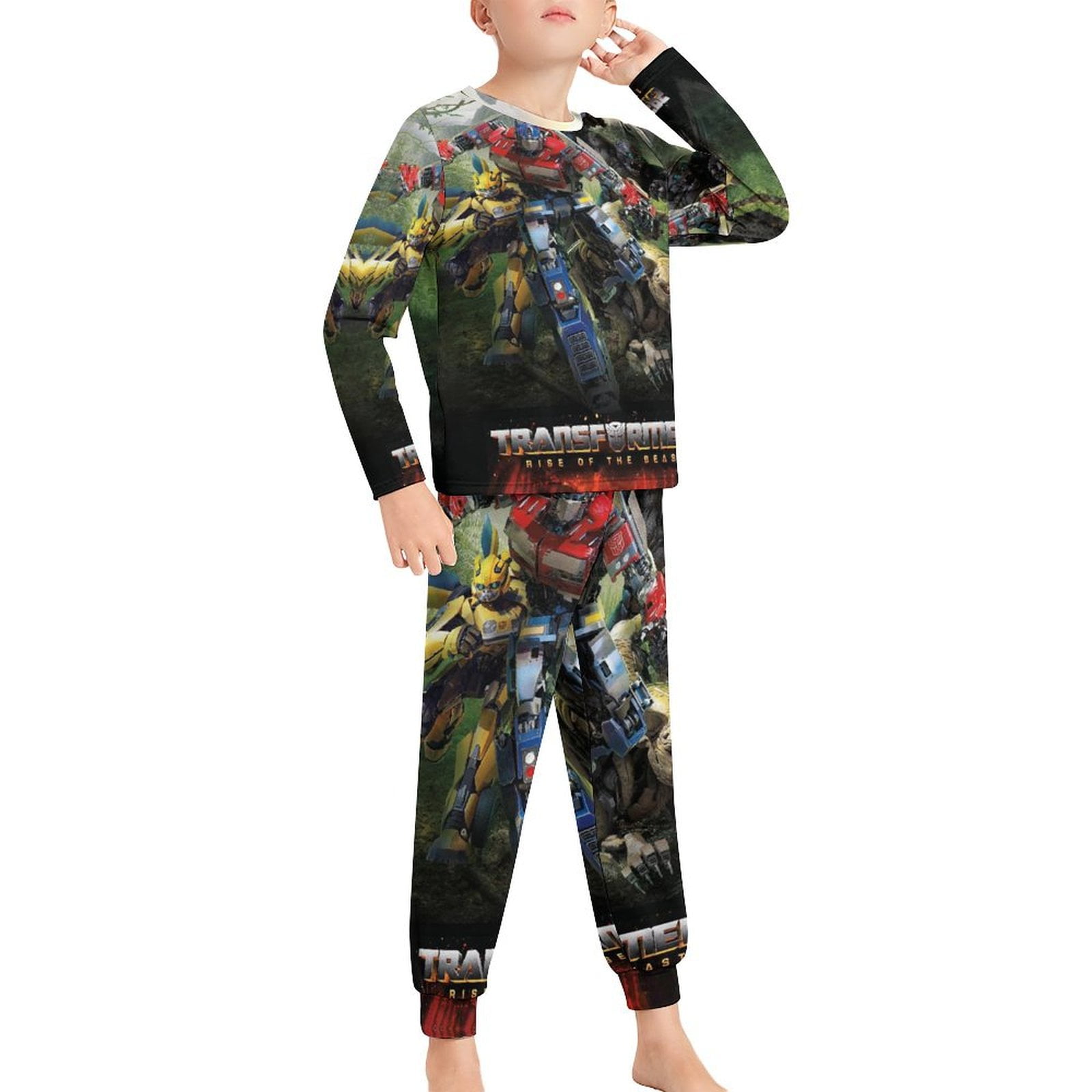 Girls Boys Transformers T Shirt Pants Set Pajamas Set Outfits Casual ...