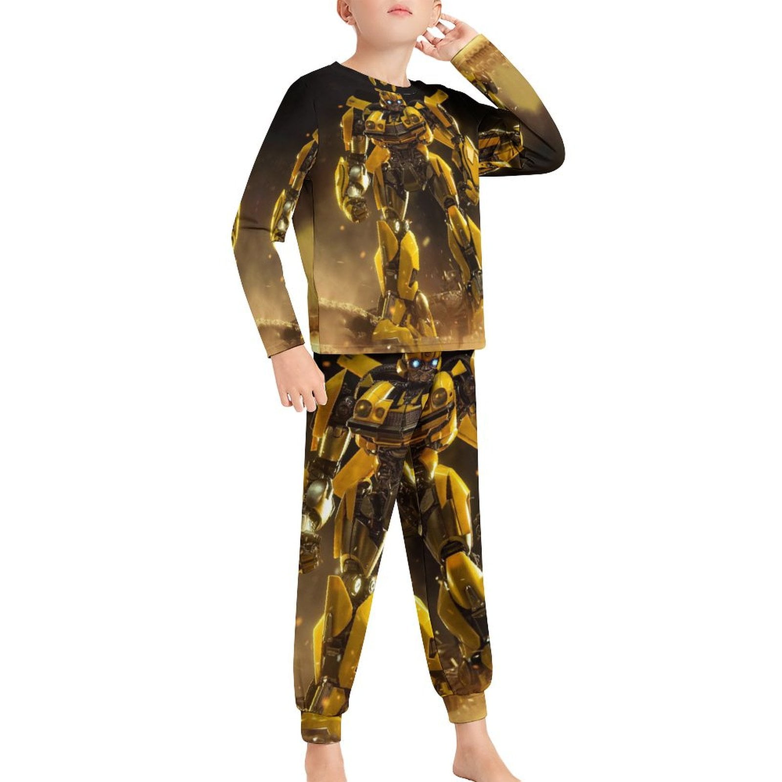 Girls Boys Transformers T Shirt Pants Set Pajamas Set Outfits Casual ...