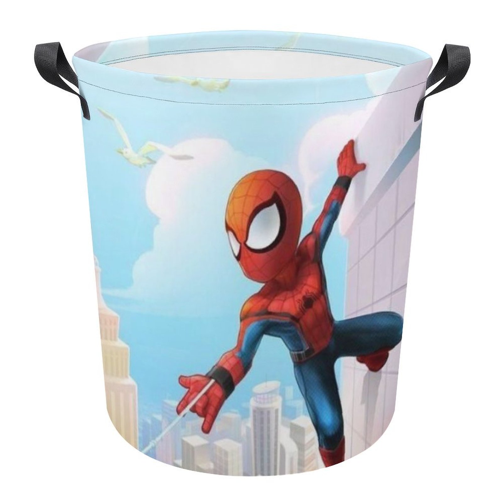 Girls BoysSpider Man Laundry Basket, Cartoon Animals Laundry Hamper ...
