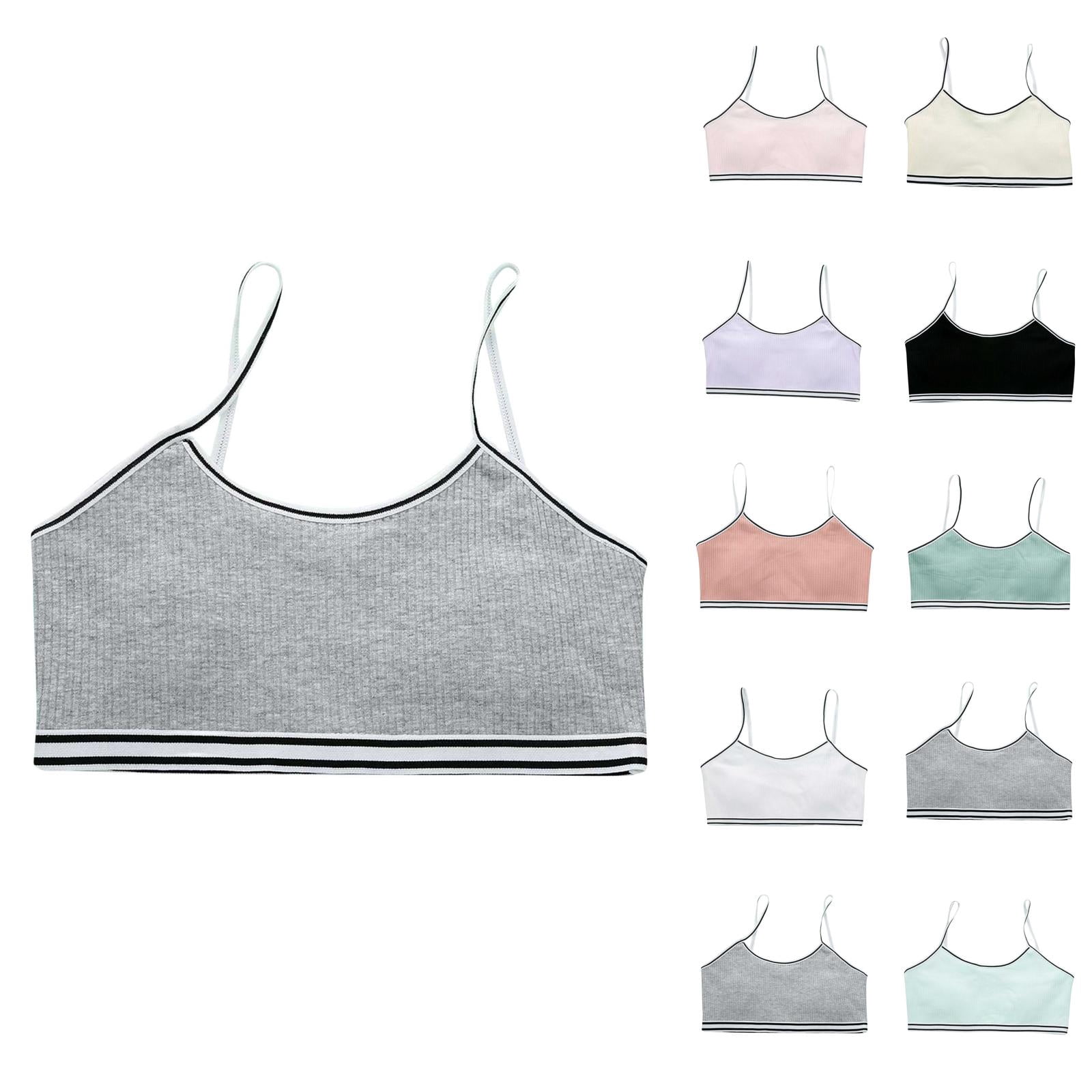 Girls Bras Girls Sports Bra Girls Underwear Kids Adjustable Bra Vest ...