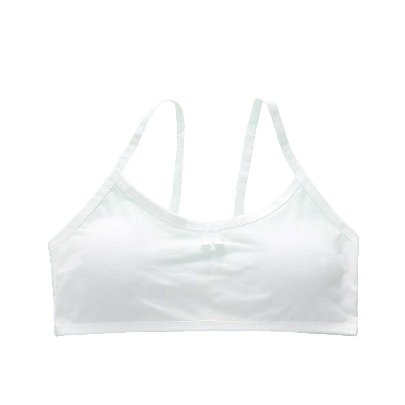 Girls Bras Padded Ages 8 12 Sports Bras Spaghetti Straps Seamless ...