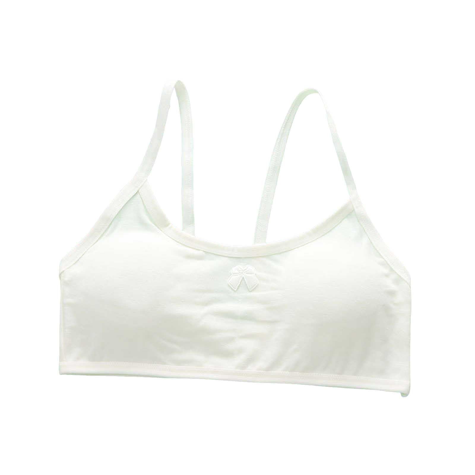Girls Bras Padded Ages 8 12 Sports Bras Spaghetti Straps Seamless ...