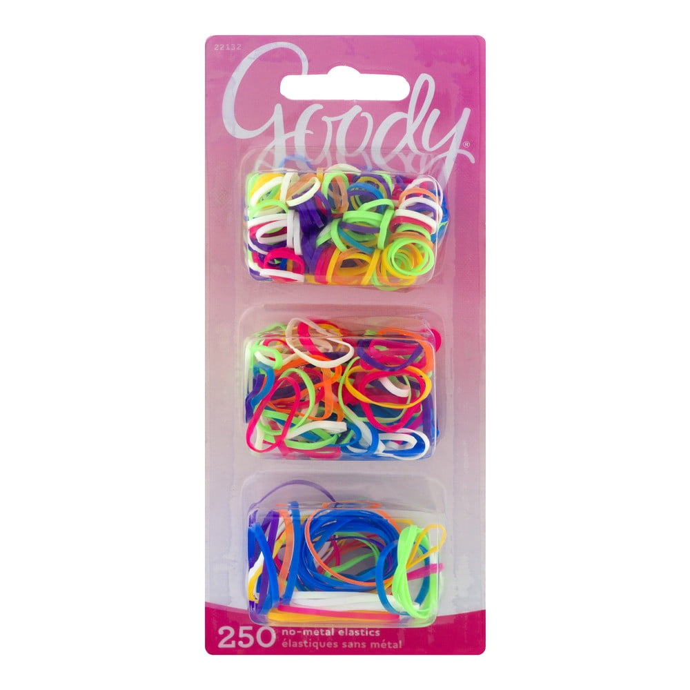 Girls Bright And Bold Elastics 250ct - Walmart.com