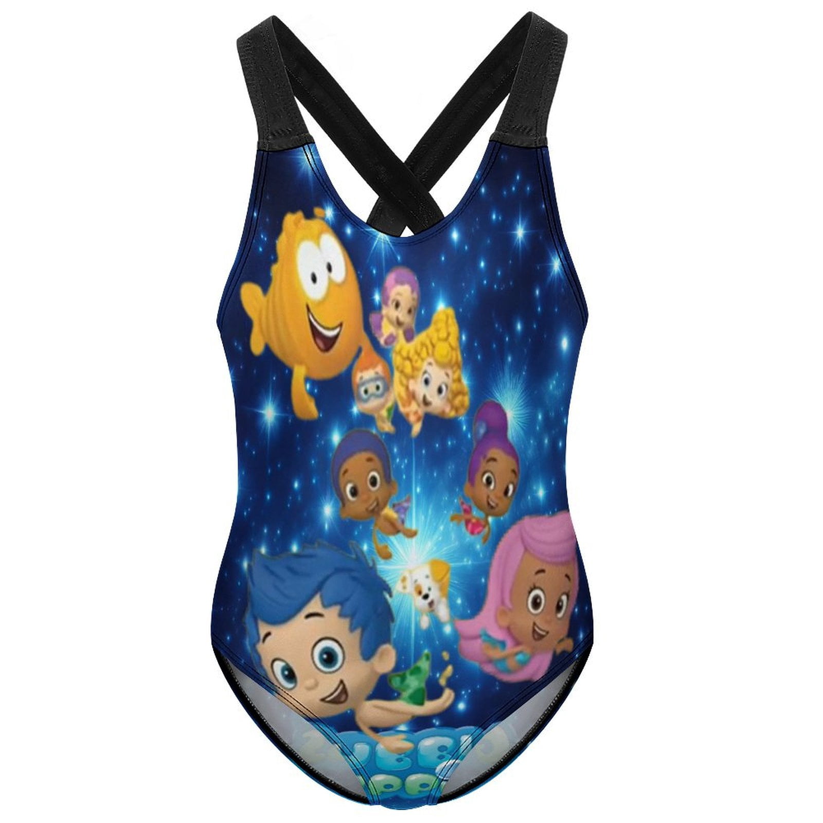Girls Bubble Gup-Pies One Piece Swimsuits Bathing Suits Cross Back ...