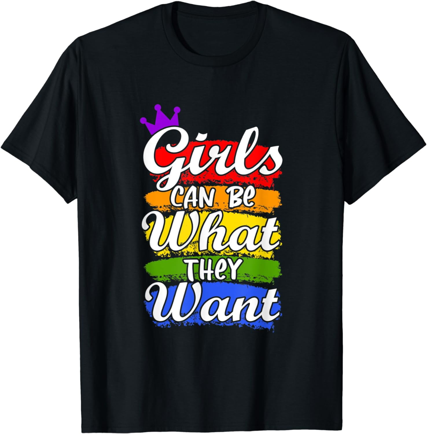 Girls Can Be What They Want Feminist Gender Equality T-Shirt - Walmart.com