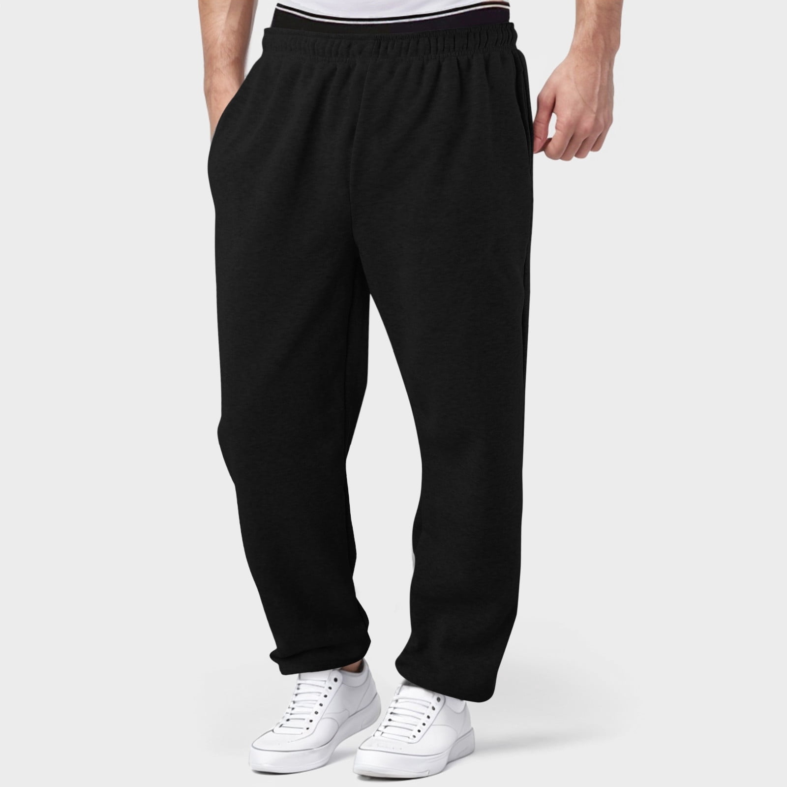 Girls' Cargo Pants Girls Black Pants Straight Leg Regular Casual Cargo ...