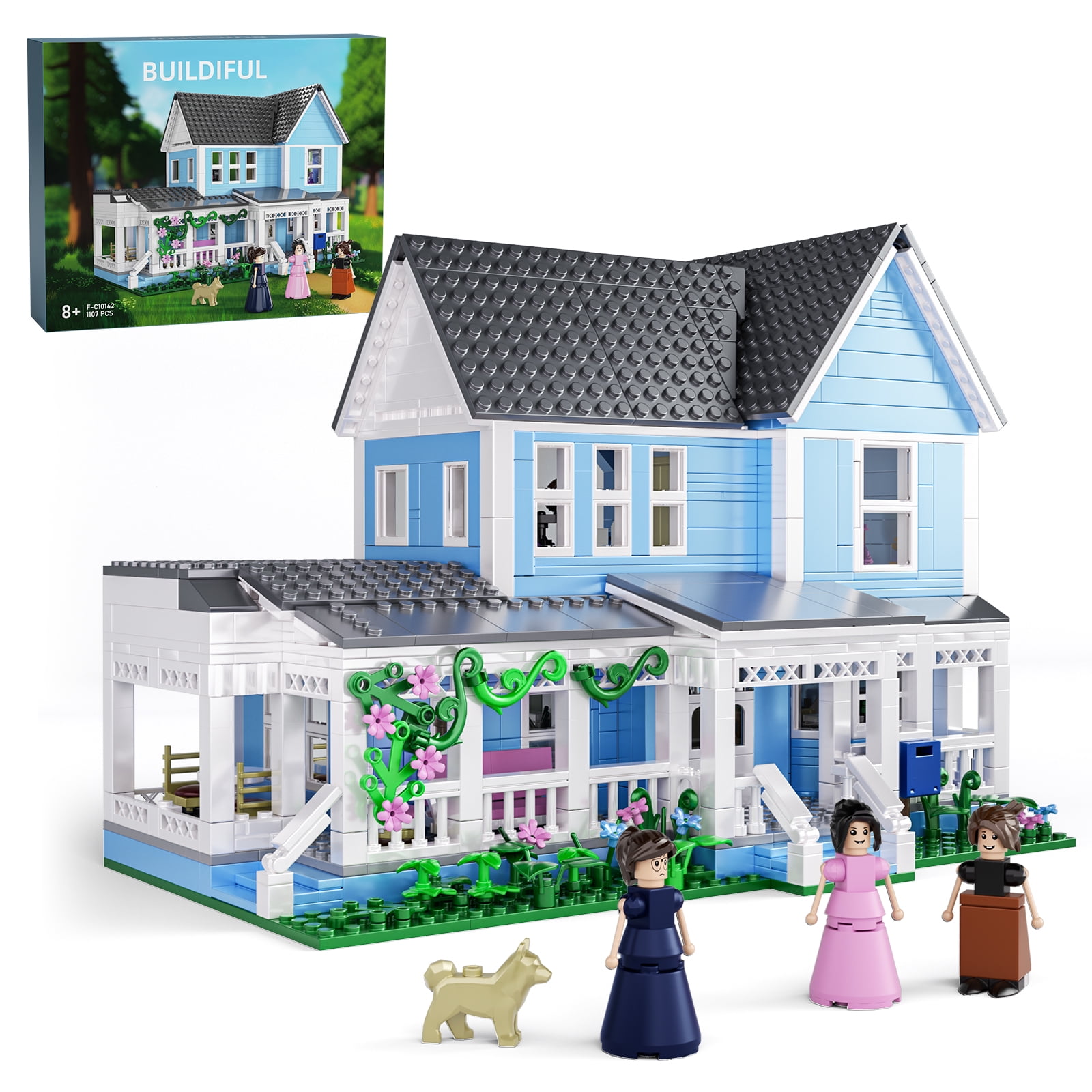 Girls Castle Building Block Kit Dollhouse Model Toys Gillmorese Fantasy ...