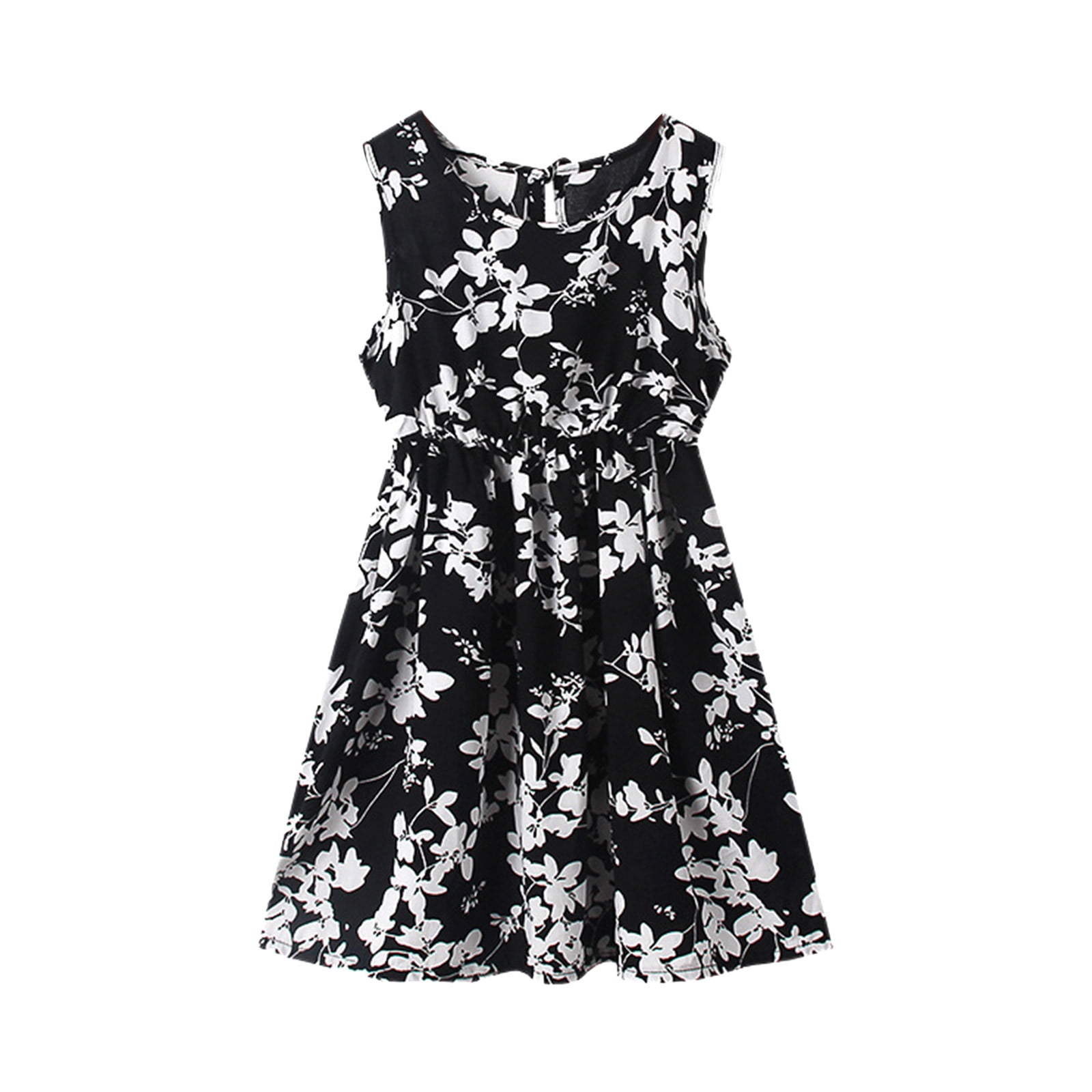 Girls Casual Dress for Summer Girls Toddler Kids Crew Neck Summer ...