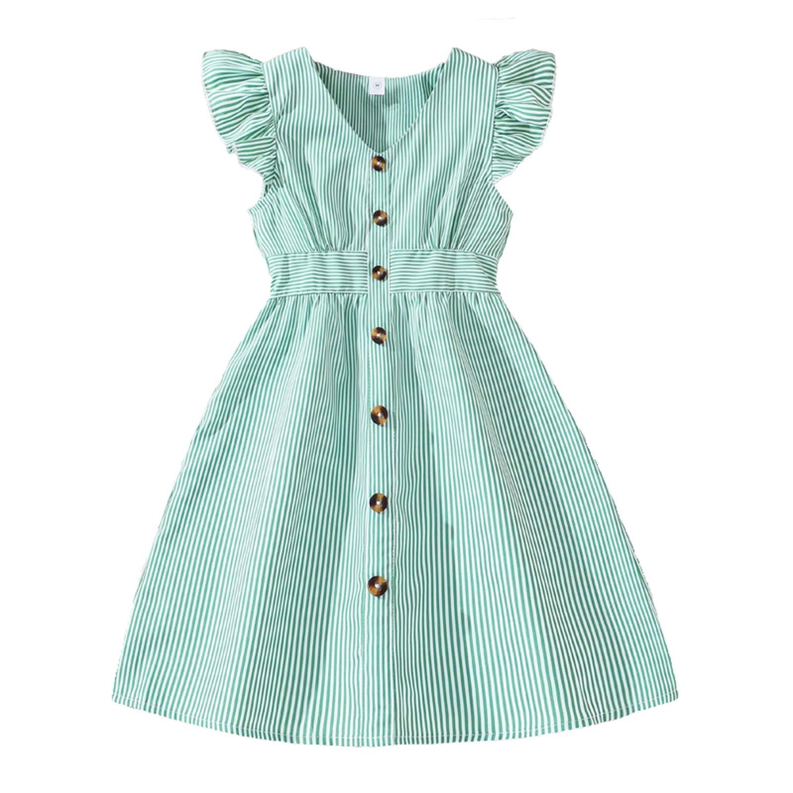 Girls Spring Dresses Size 10-12 Girl Dress Girls Ruffle Trim Dress ...