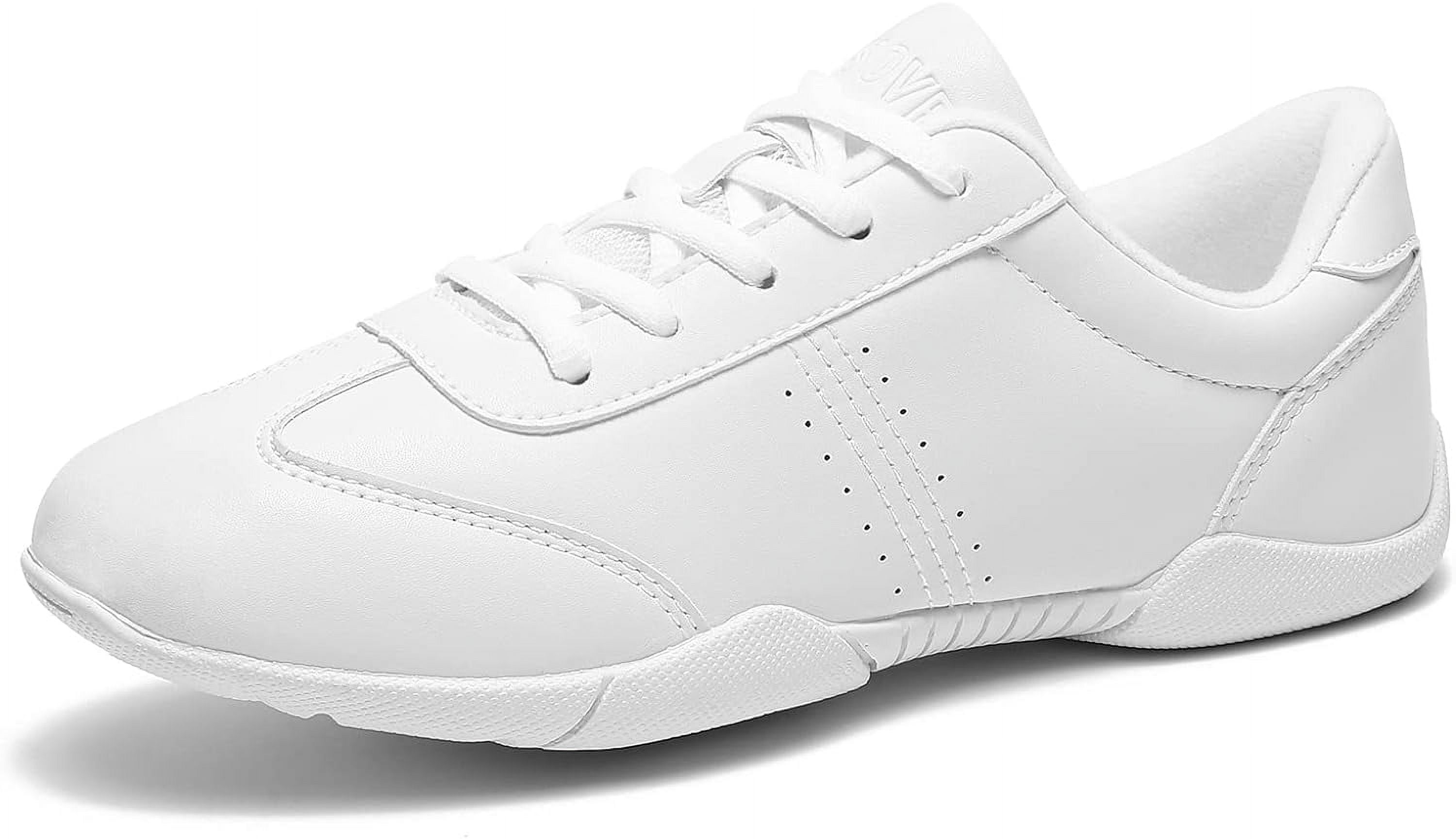 Girls Cheer Shoes White Kids Cheer Sneakers Fashion Sports Tennis Shoes ...