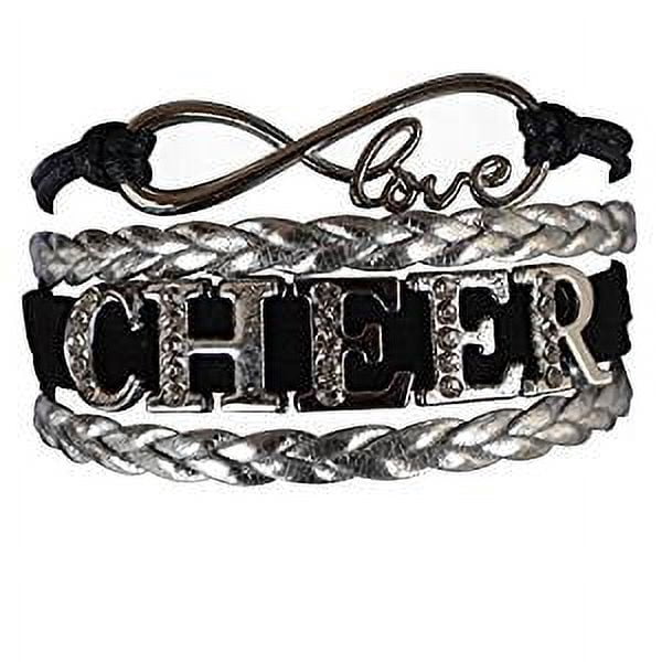 Girls Cheerleading Bracelet, Cheer Gifts- Cheer Jewelry- Cheer Bracelet ...