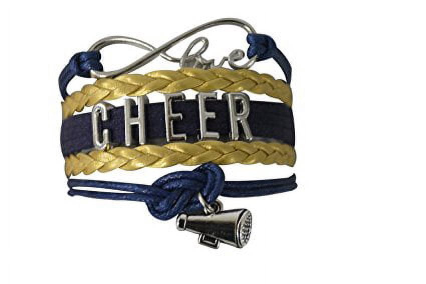 Girls Cheerleading Bracelet, Cheer Gifts- Cheer Jewelry- Cheer Bracelet ...