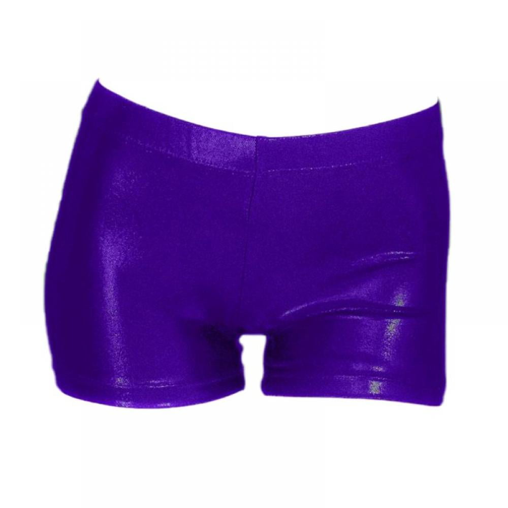 Girls Children Dance Wear Spandex Hot Pants Shorts Party Fancy Dress ...