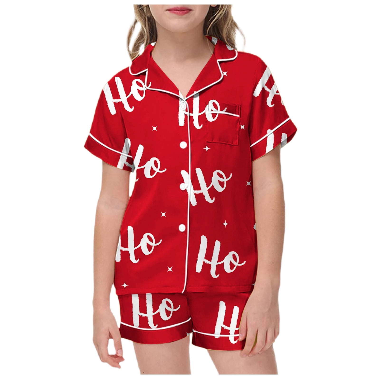 Girls Christmas Pajamas 14-16 Classic Preppy Cozy Soft Christmas Tree ...