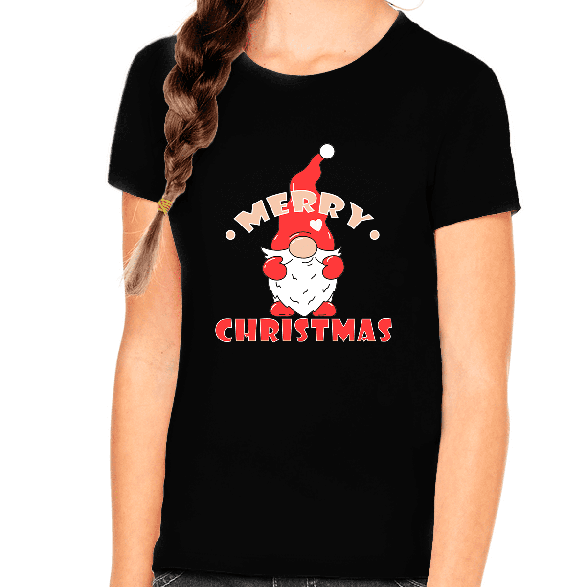 Girls Christmas Shirt Cute Christmas Outfits for Girls Christmas Gnome ...
