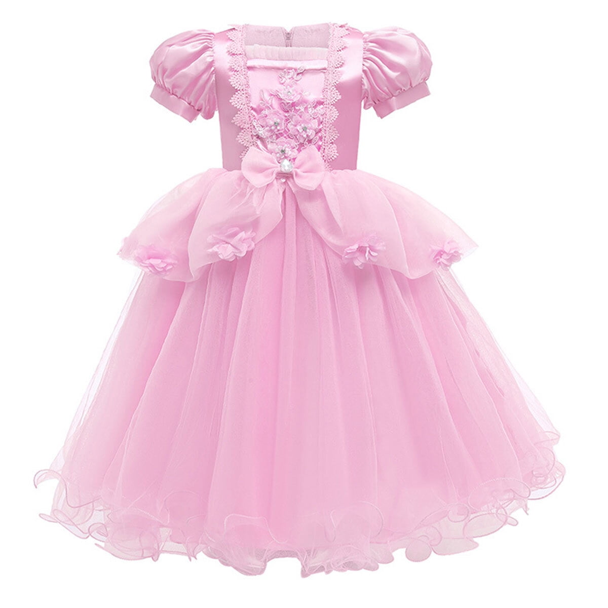 Girls Cinderella Dress Holloween Christmas Princess Costume Birthday ...