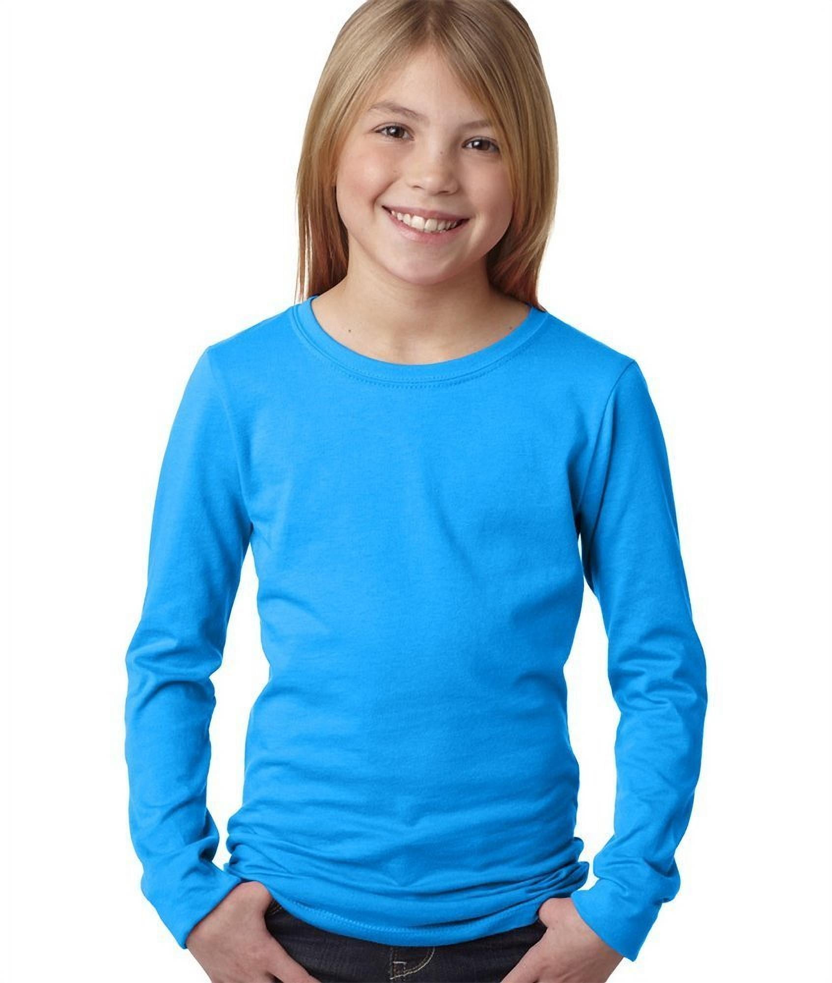 Clementine Apparel Girls Crew Neck Long Sleeve T-Shirt - Walmart.com
