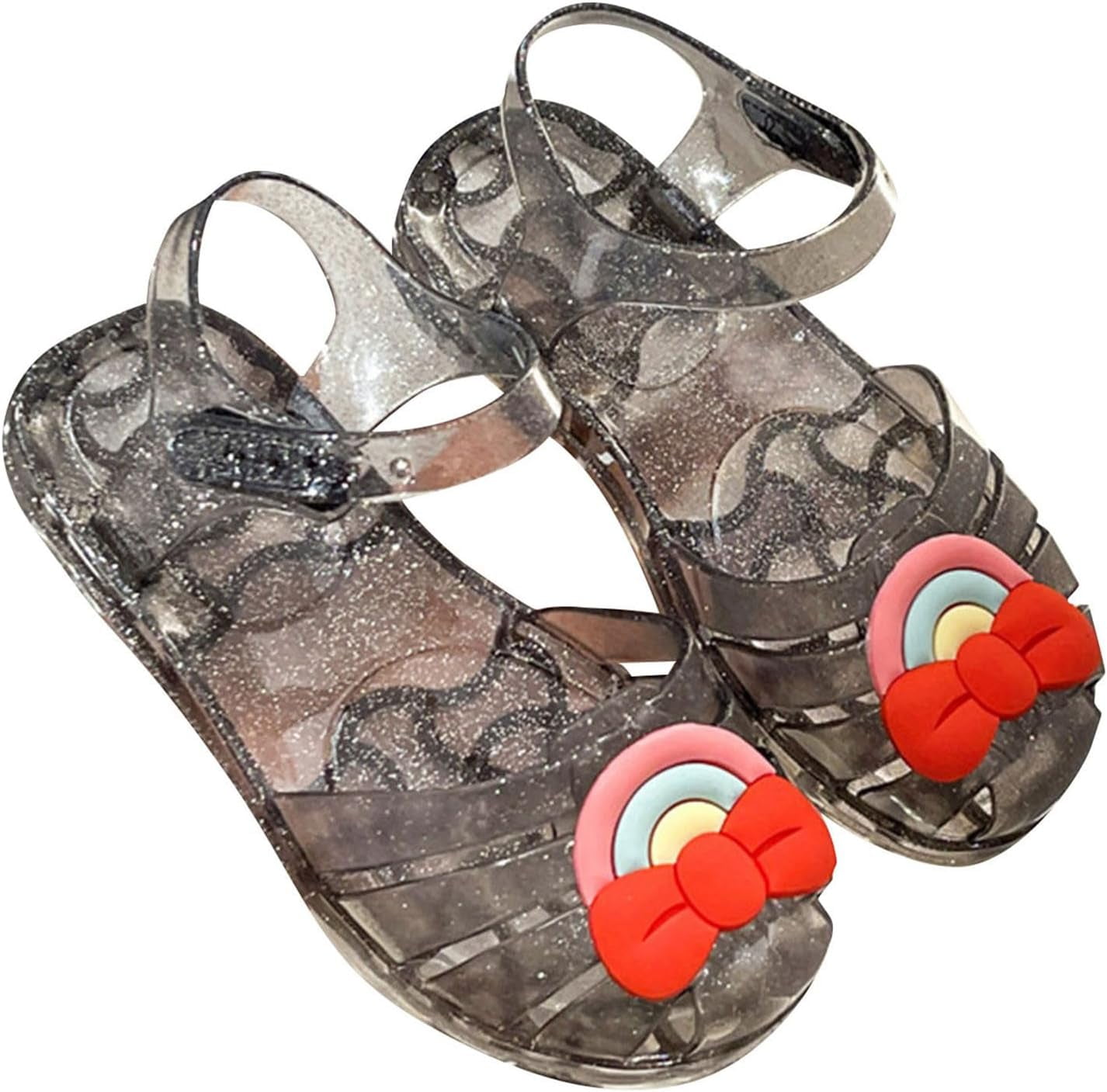 Girls Closed Toe Princess Summer Dress Shoes for Jelly Sandals Girls ...