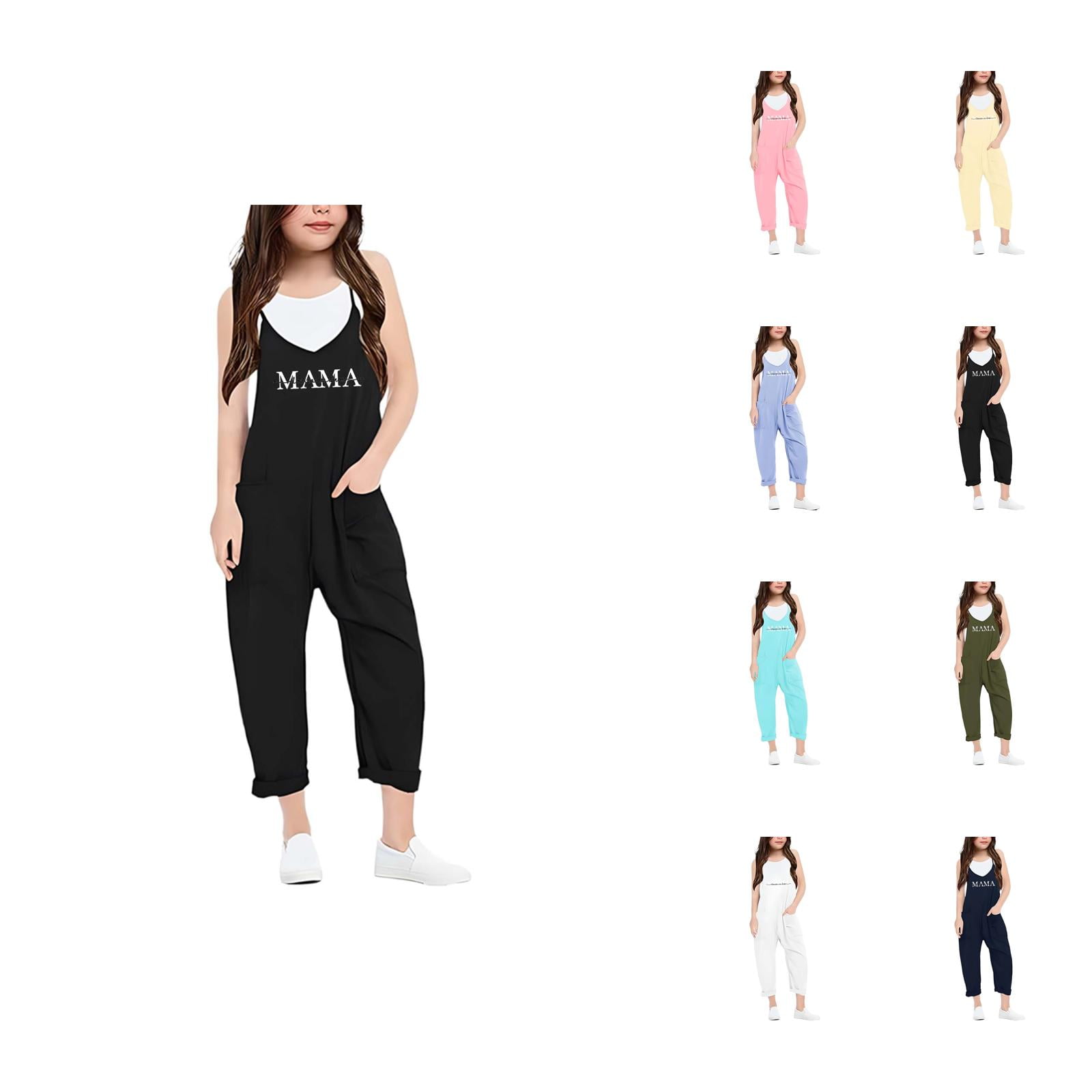 Girls Clothes Girls Printed Casual Romper One Piece Play Outfit Cute ...