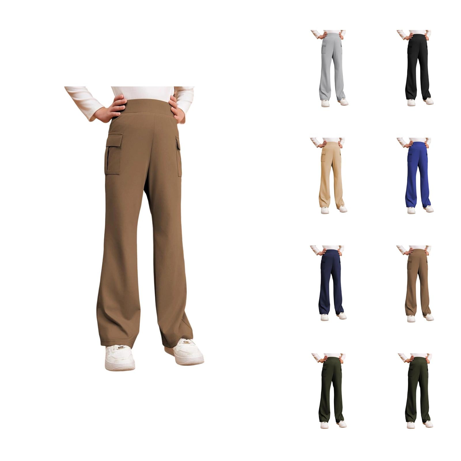 Girls Clothes Pants Girls Girls Uniformss Pants Teen School Flare ...