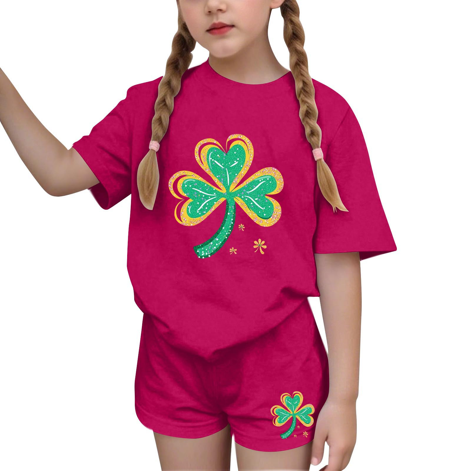 Girls Clothes Size 6 Outfits Short Sleeve Girls Summer Outfits 2 Piece ...