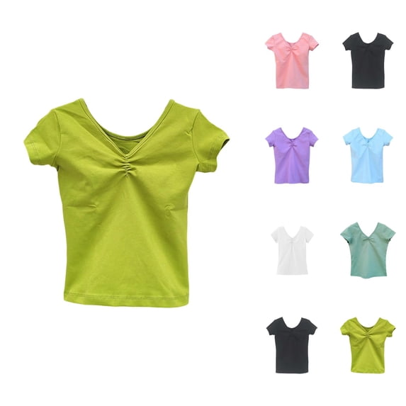 Girls Clothing Dance Outfit Set Summer Sleeveless Top and Shorts ...