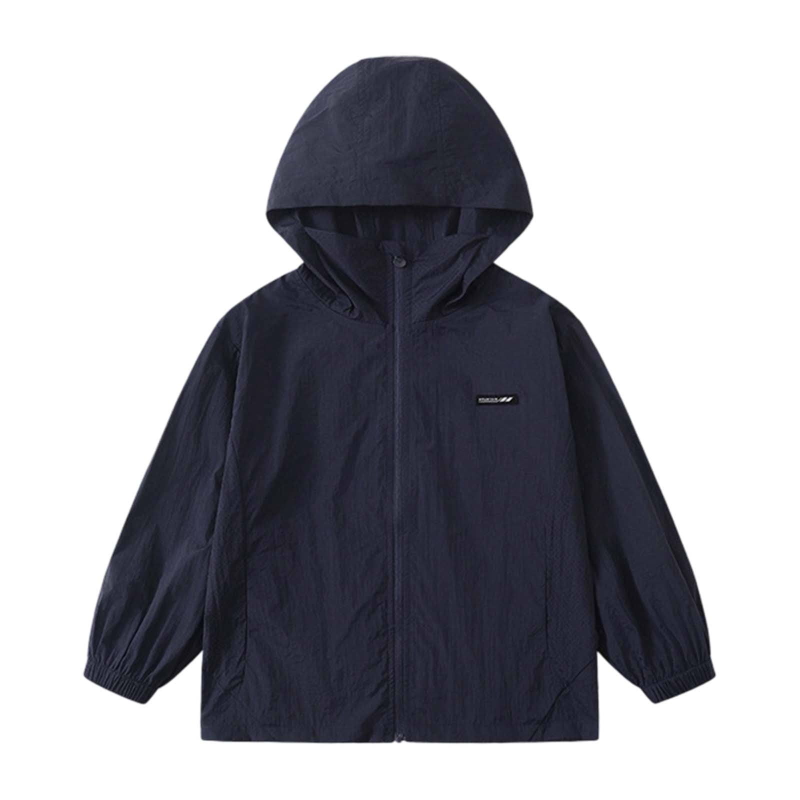Girls Coats & Jackets Sun Upf50+ Lightweight Hooded Activities Casual ...