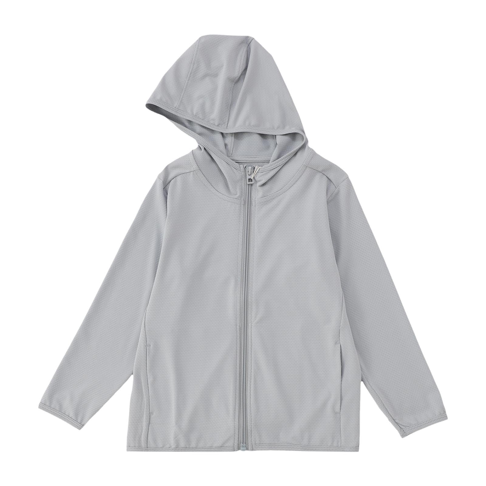 Girls Coats & Jackets Upf 50+ Sun Protective Hoodie Long Sleeve Sun ...