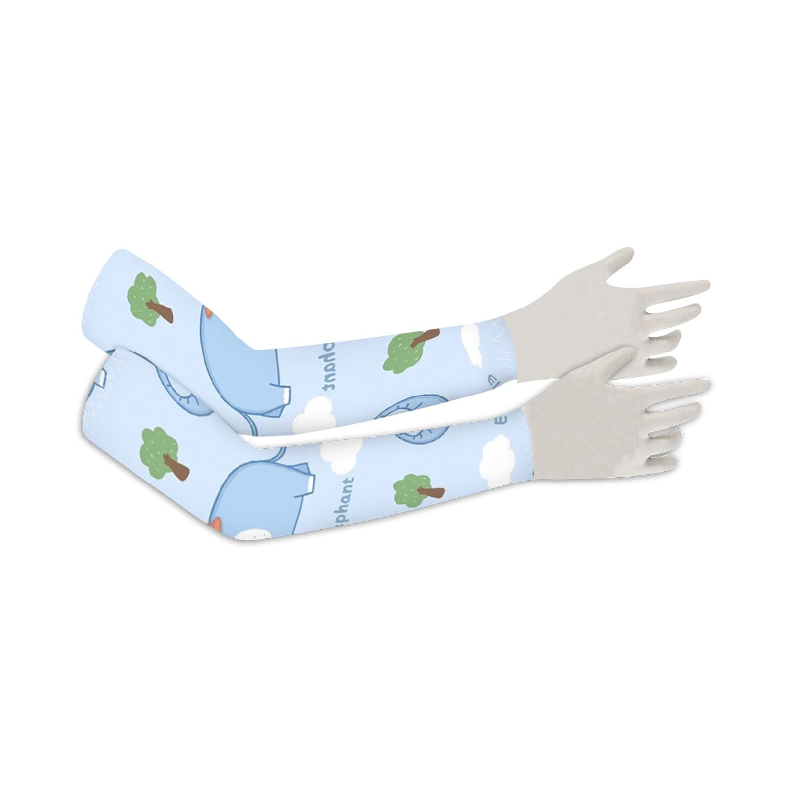 Girls Comfy Arm Sleeves Stretch Sun Protection Sleeve to Cover Arms ...