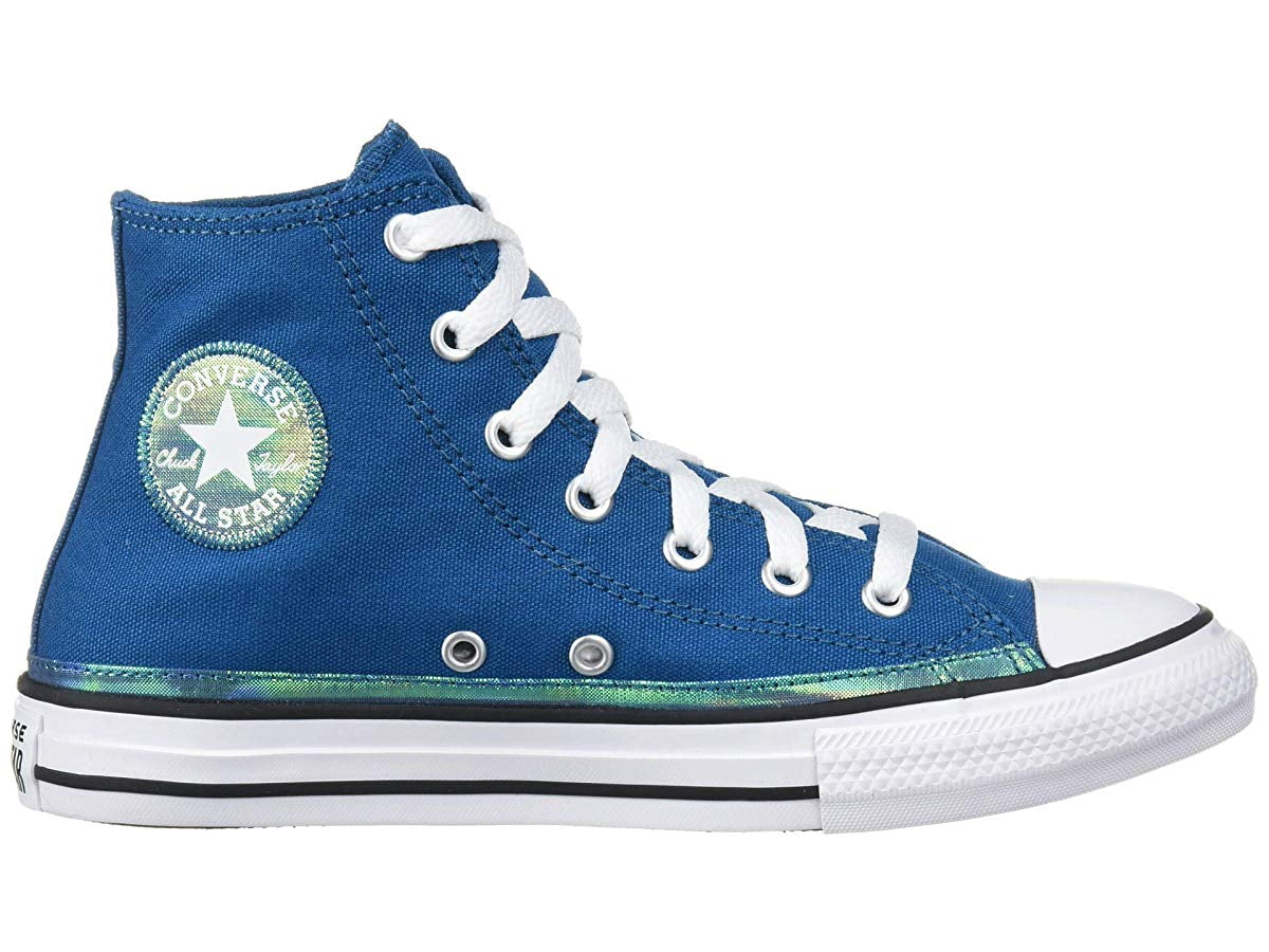 Girls' Converse Chuck Taylor All Star Iridescent Stripe High Top ...