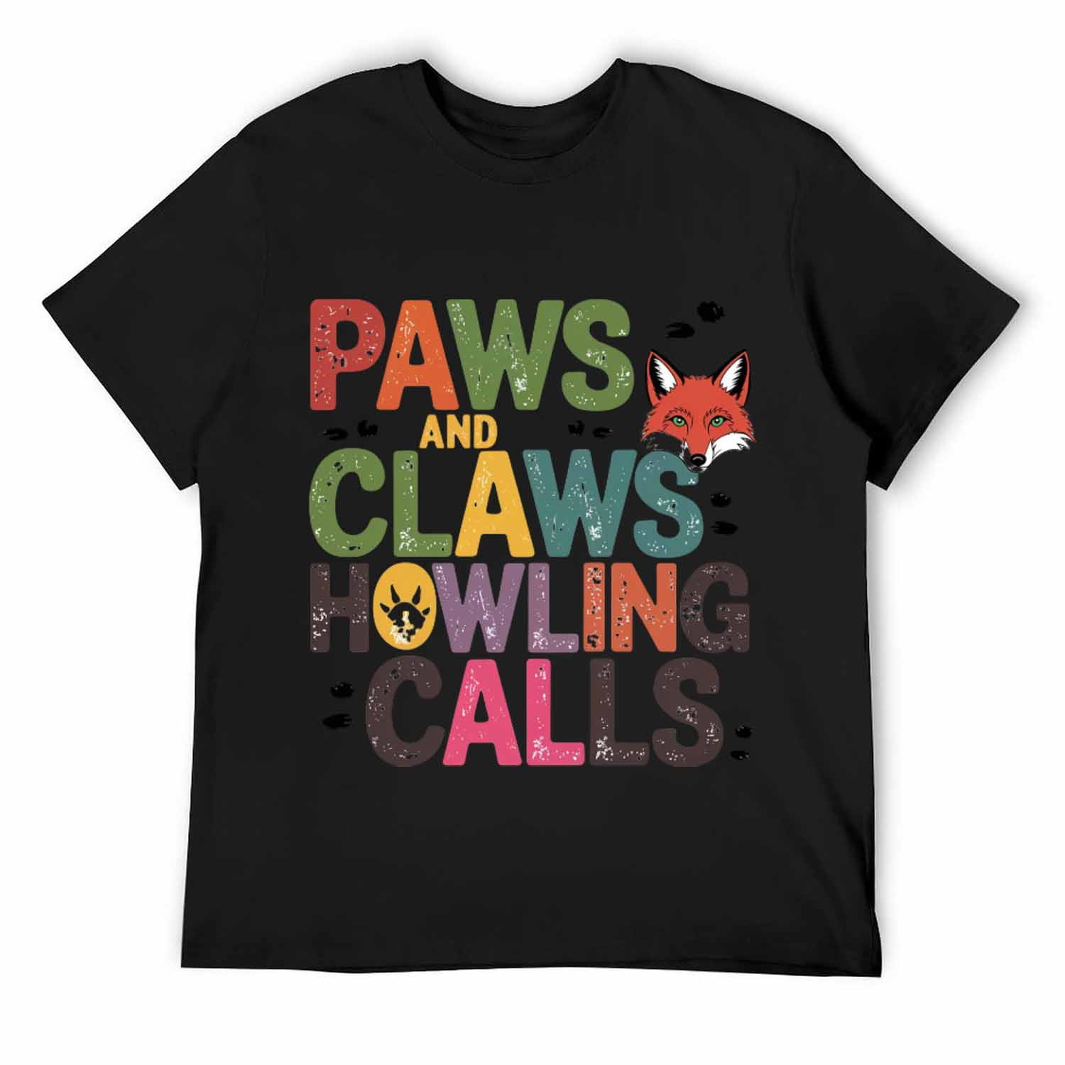 Girls' Cool Paws And Claws Howling Calls Gymnastics T-Shirt - Walmart.com