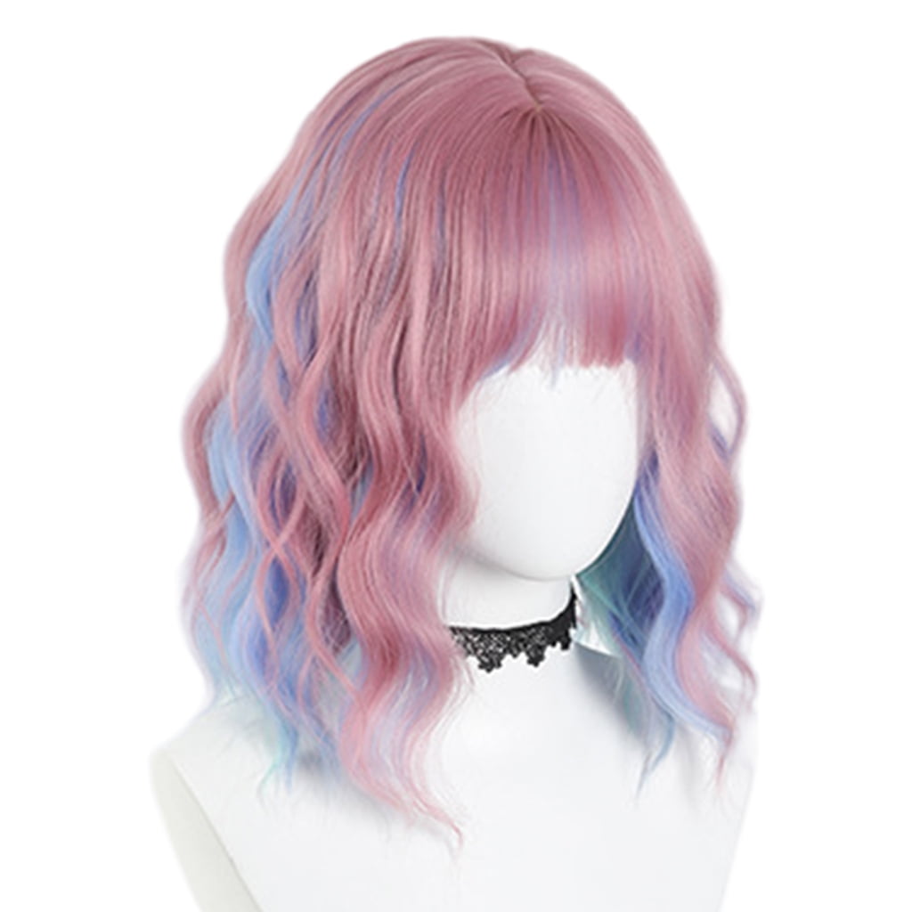 Girls Coser Hairpiece Long Hair Full Head Toupee Long Hair for Street ...