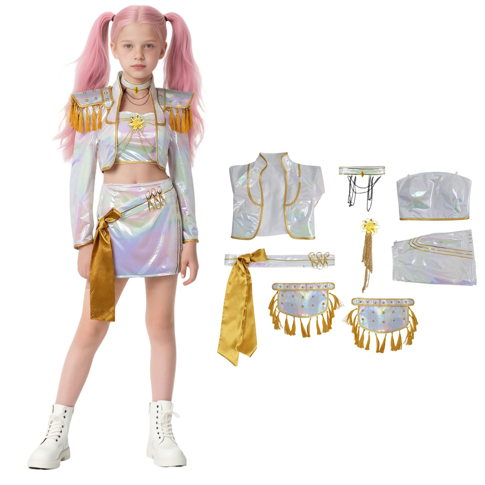 Girls Pop Stars Costume Size 10-12 Rumii Costumes Pop Singer pop ...