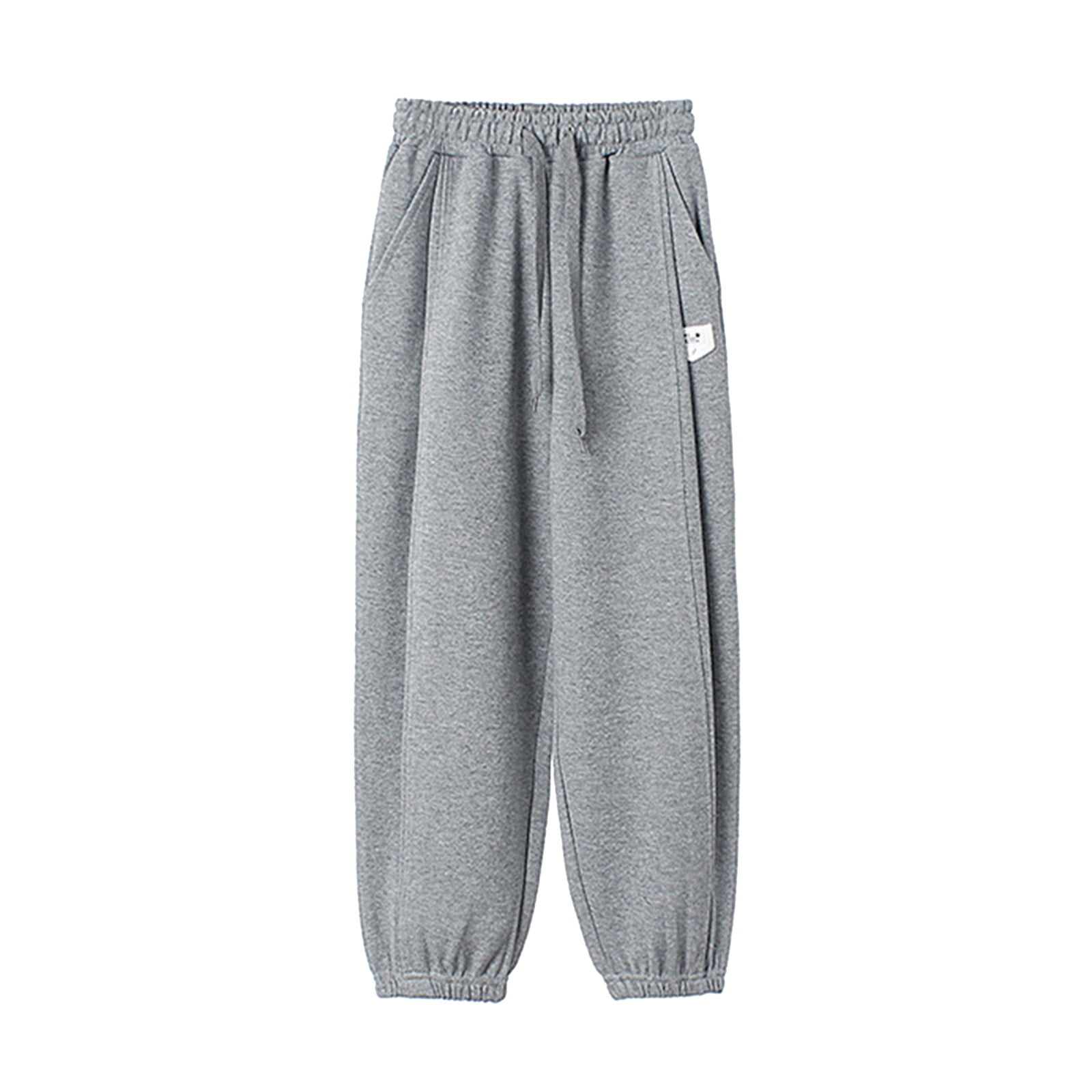 Girls' Cotton Sweatpants, Elastic Waistband & Drawstring Closure Girls ...