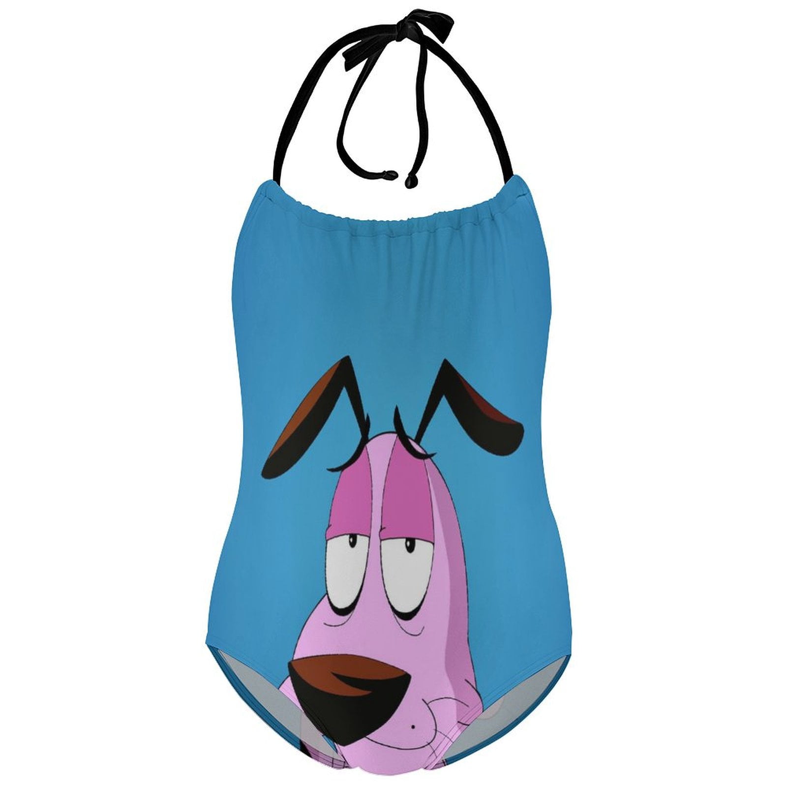 Girls Courage The Cowardly Dog One Piece Swimsuit Bathing Suit ...