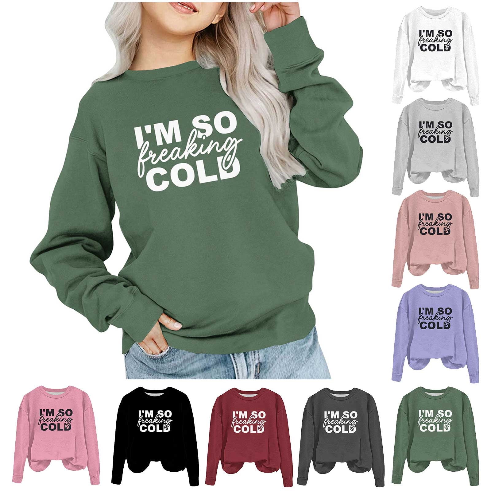 Girls Crewneck Oversized Sweatshirt Kids Fashion Long Sleeve Pullover Tops 1-12 Years qILAKOG ...