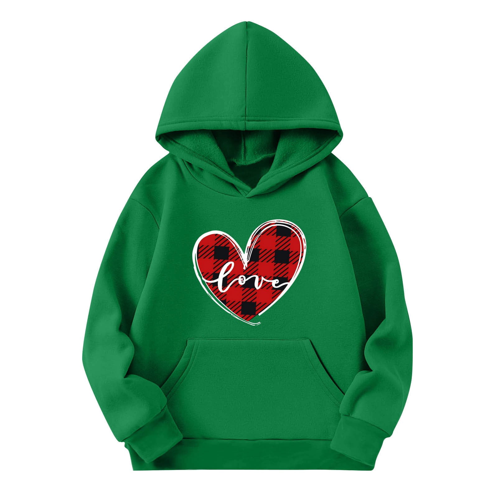Girls Crop Sweatshirts Pullover Cute Printed Long Sleeves Hoodies with ...