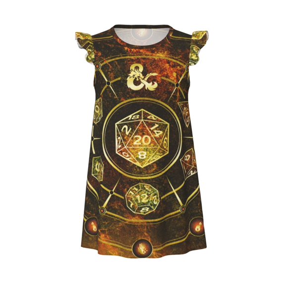 Girls DND Dungeons And Dragons Nightgowns Pajamas Kids Sleepwear Night ...