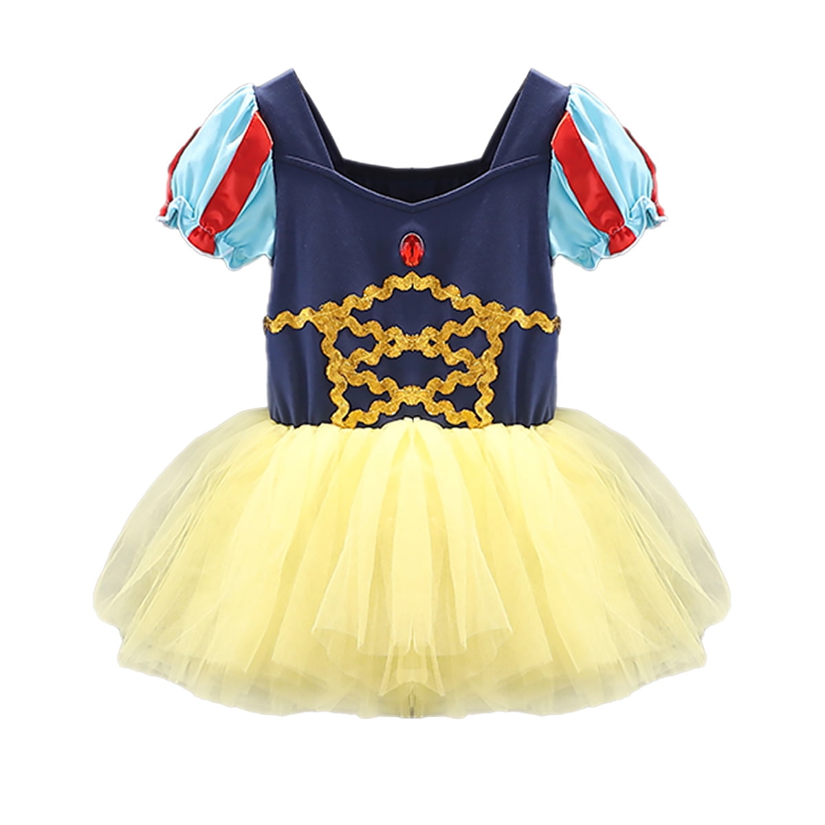 Girls' Dance Dress Princess Snow White Ballet Tutus Dancewear Costume ...