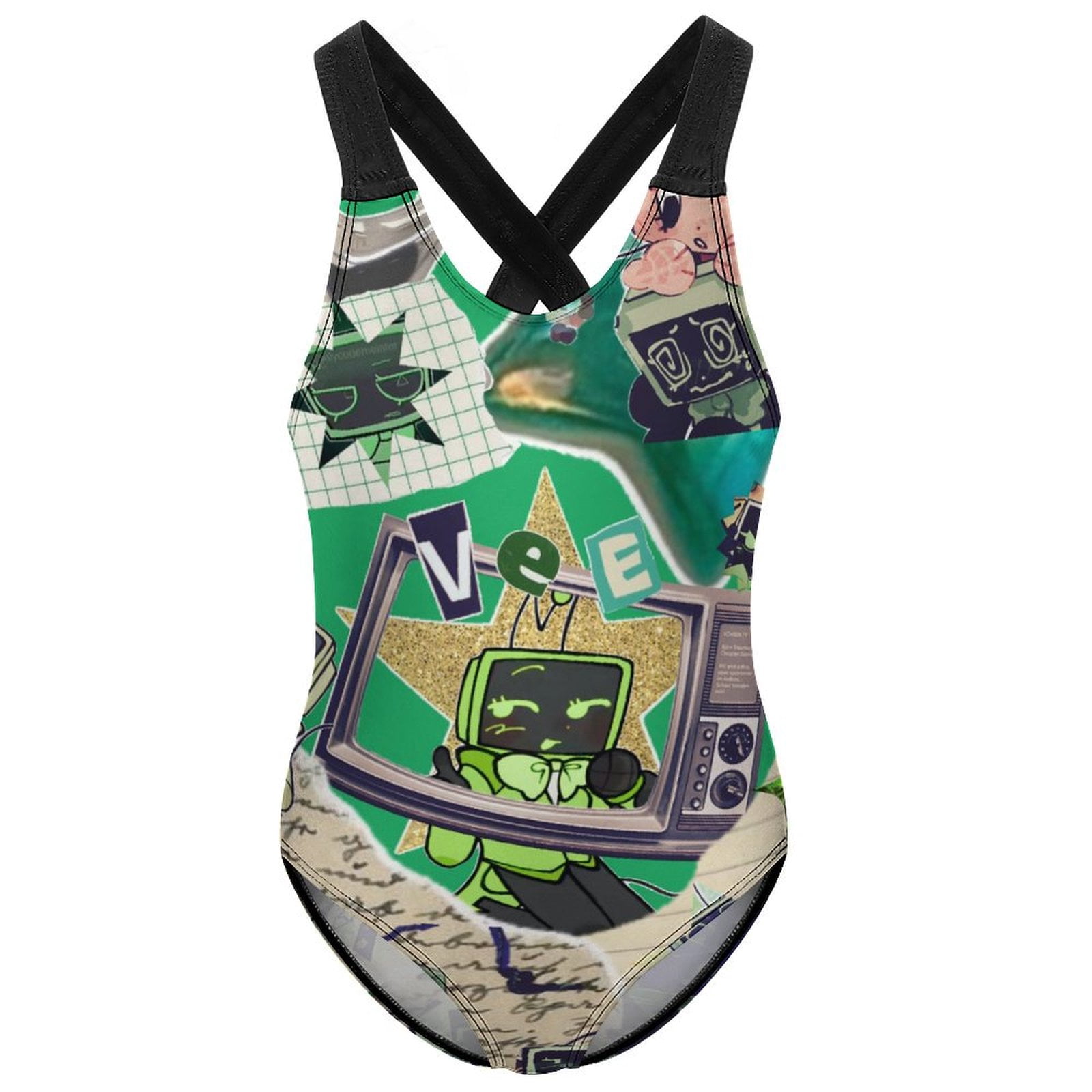 Girls Dandy-s World One Piece Swimsuits Quick Dry Swimwear Bathing Suit ...