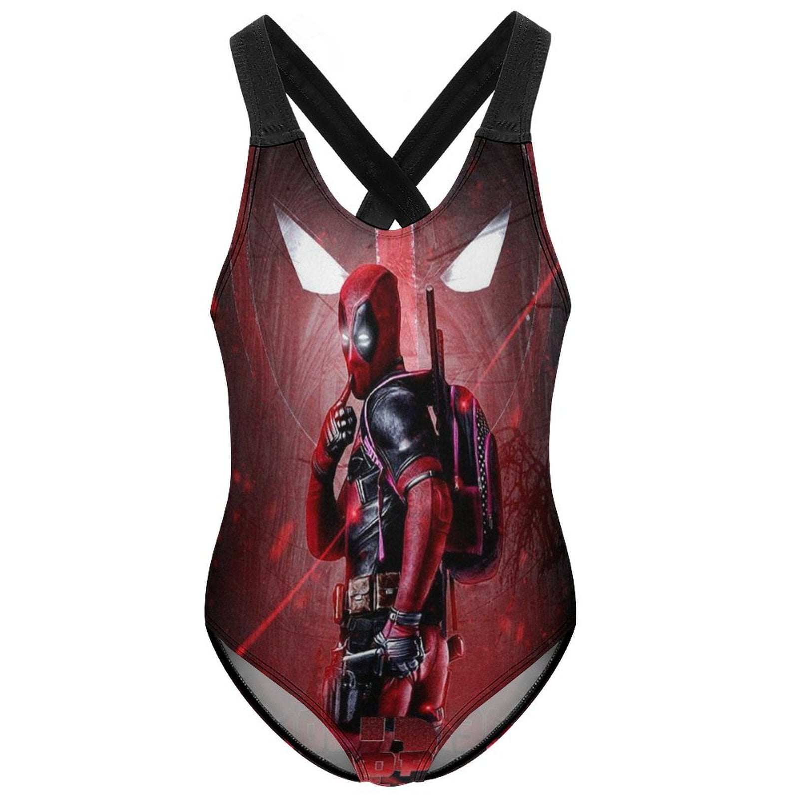 Girls Dead-Poo One Piece Swimsuits Quick Dry Swimwear Bathing Suit for ...