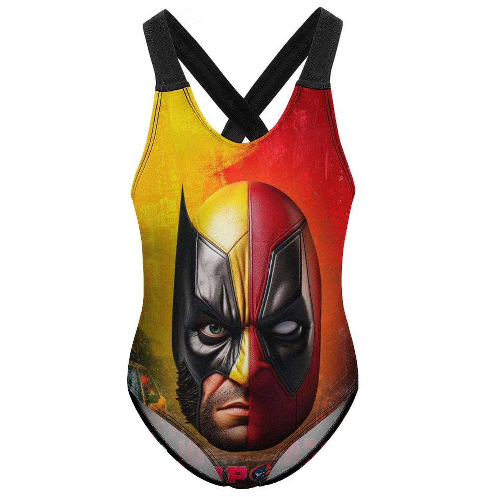 Girls Dead-Poo One Piece Swimsuits Quick Dry Swimwear Bathing Suit for ...