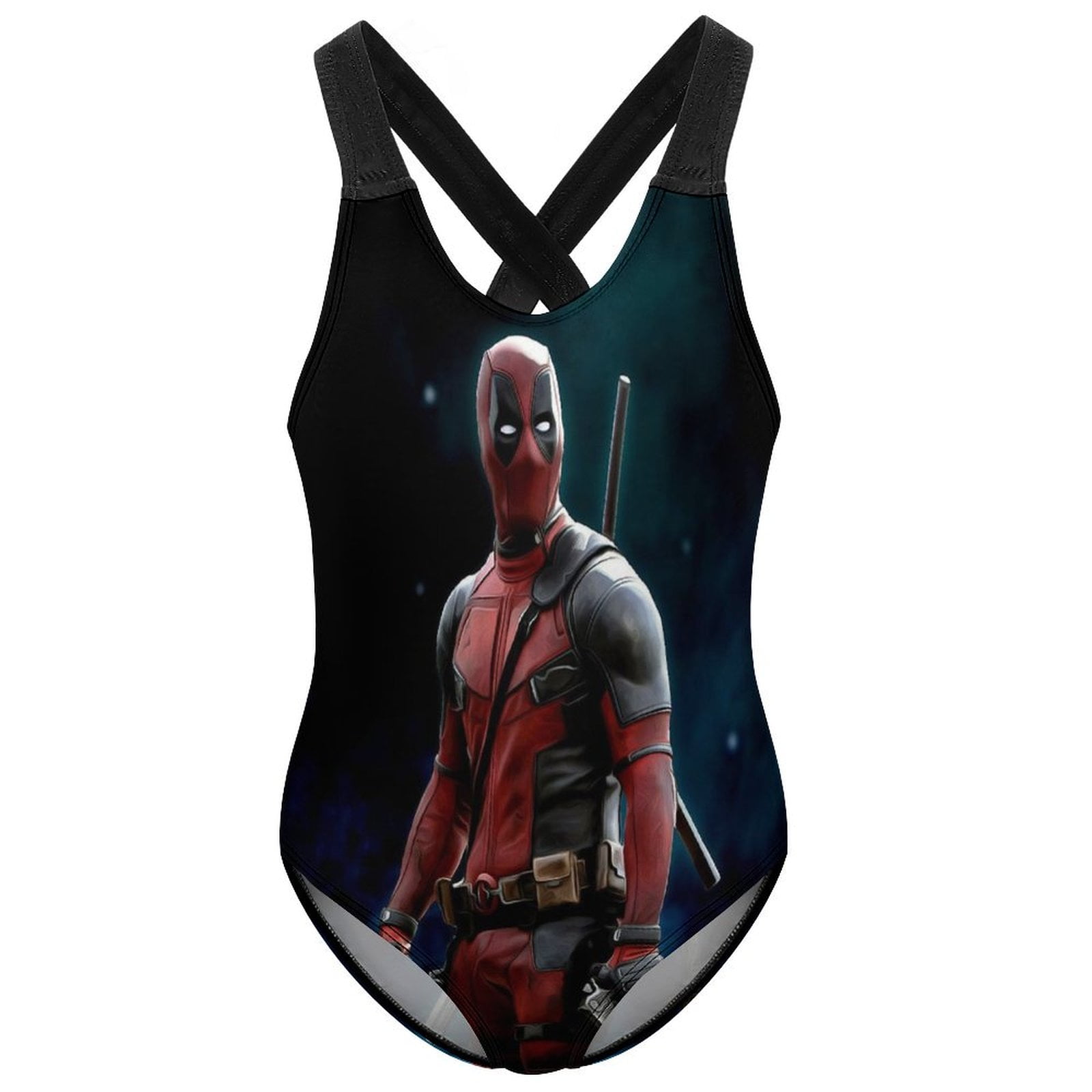 Girls Dead-Poo One Piece Swimsuits Quick Dry Swimwear Bathing Suit for ...