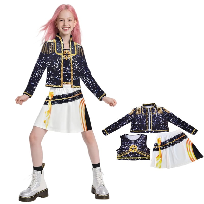 Girls Demon Outfits Pop Stars Hunters Full Set Suit Dance Stage Wear ...