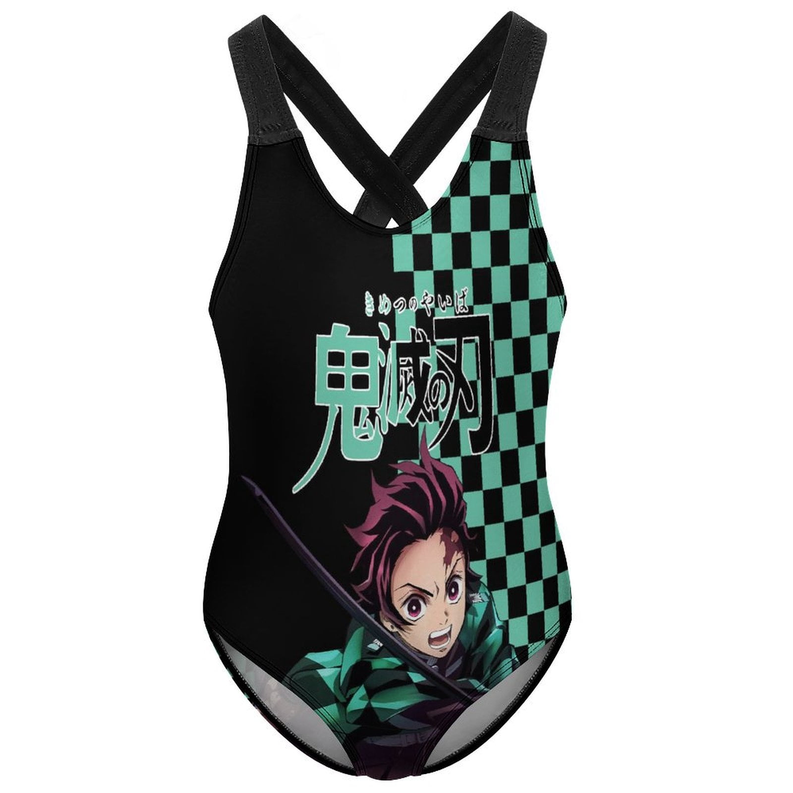 Girls Demon Slayer One Piece Swimsuit Bathing Suit Beachwear - Walmart.com