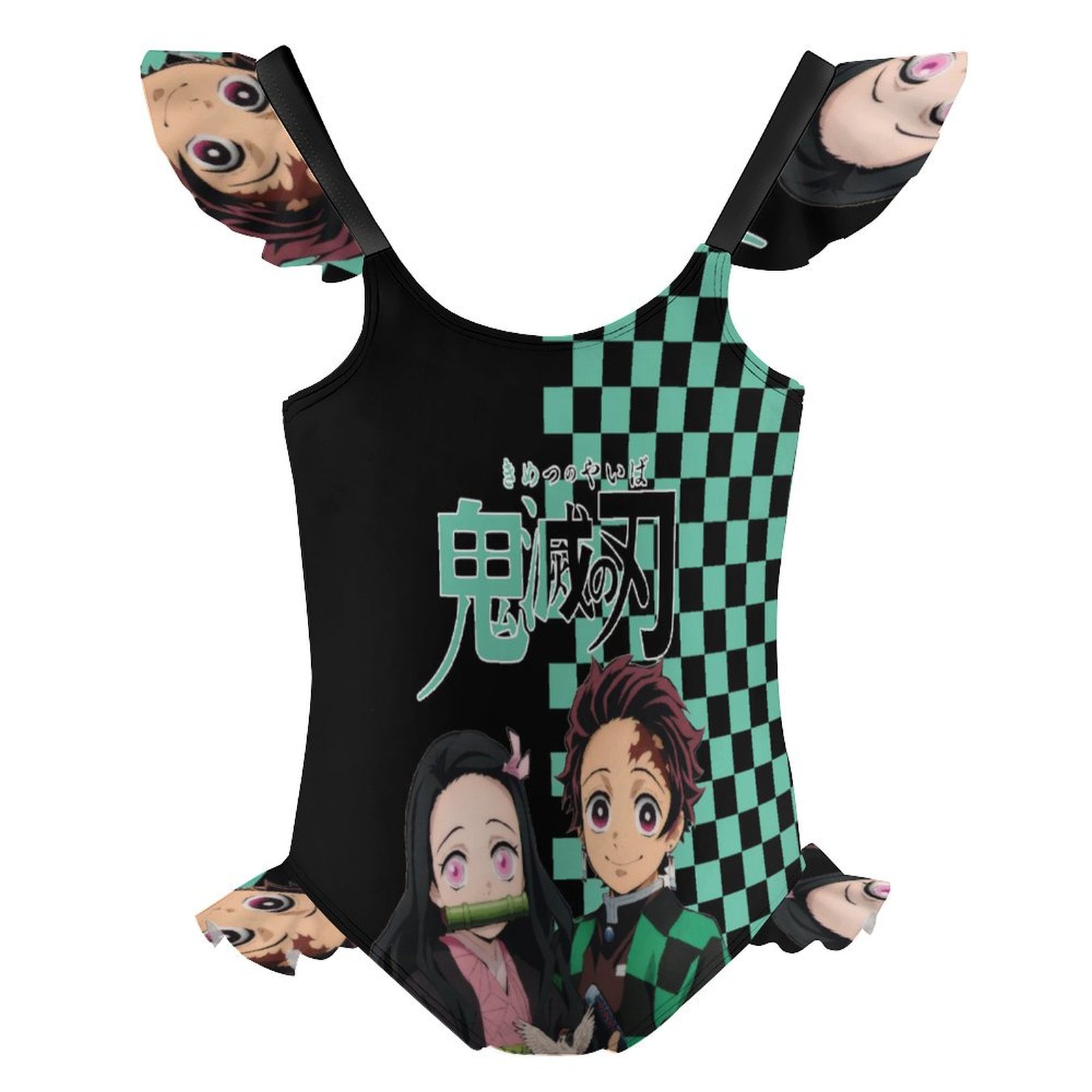Girls Demon Slayer One Piece Swimsuit Bathing Suit Beachwear - Walmart.com