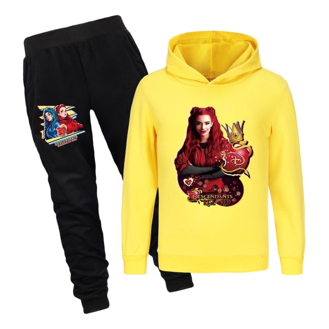 Girls Descendants 4 The Rise of Red Hoodie Outfit Set – Princess Red ...